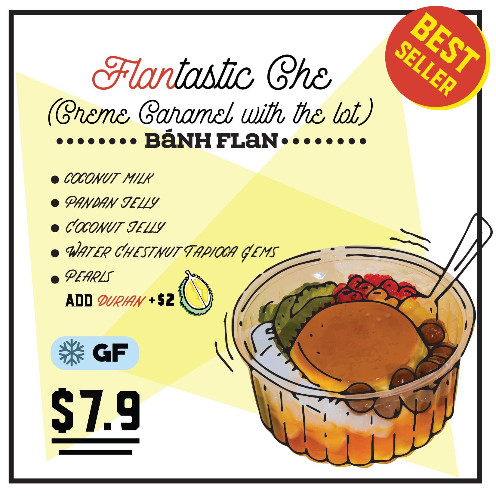 Flantastic Chè with the Lot – Chè Bánh Flan Thập Cẩm – Che Desserts